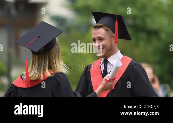 Students hug graduation certificate Stock Videos & Footage - HD and 4K ...