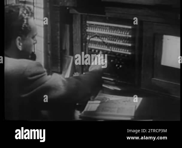 Operator telegraph communication Stock Videos & Footage - HD and 4K ...
