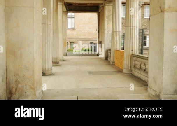 Colonnade in Alte Nationalgalerie (Old National Gallery) on State ...
