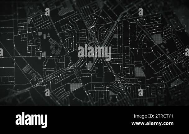 Video about the problem of road traffic in cities. High-tech animation ...