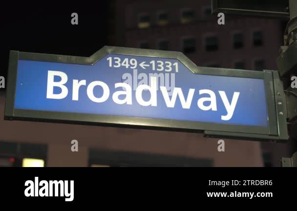 Broadway tower sign Stock Videos & Footage - HD and 4K Video Clips - Alamy