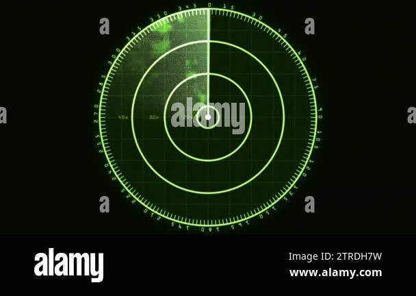 Radar Blip Screen, Analog (60fps Stock Video Footage - Alamy