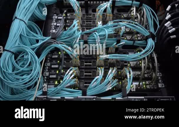 Fiber Optical connector interface. Rack Mounted Servers In A Server ...