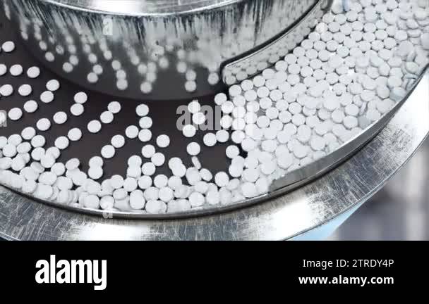 Process of production of pills, tablets. Industrial pharmaceutical ...