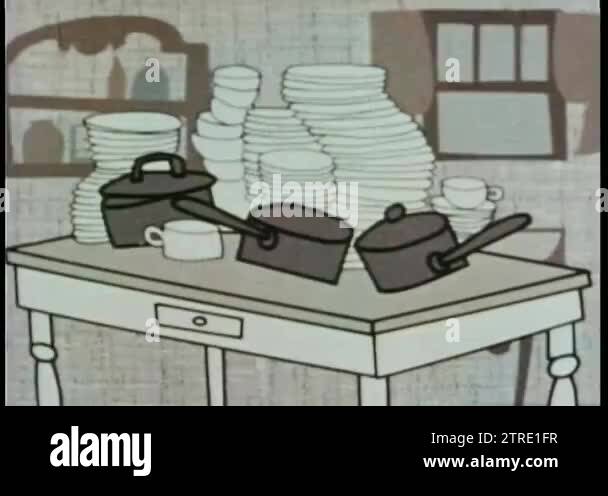 Pile dishes table Stock Videos & Footage - HD and 4K Video Clips - Alamy