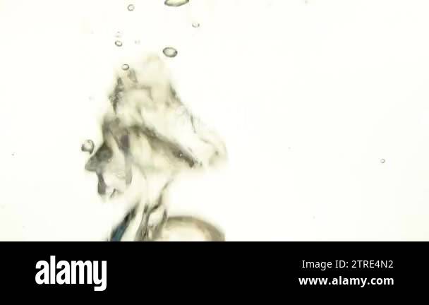 Extreme close up abstract background of air bubbles of hot boiling ...