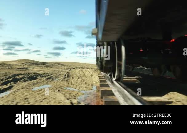 Freight train with cargo containers. Logystic concept. Realistic ...