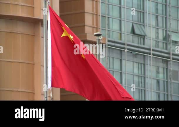 Shanghai china official flag Stock Videos & Footage - HD and 4K Video ...