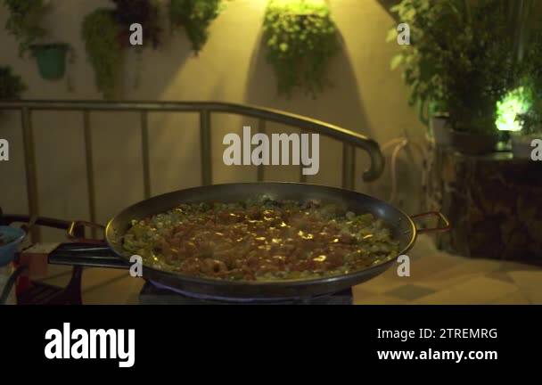 Cooking paella outdoor restaurant Stock Videos & Footage - HD and 4K ...