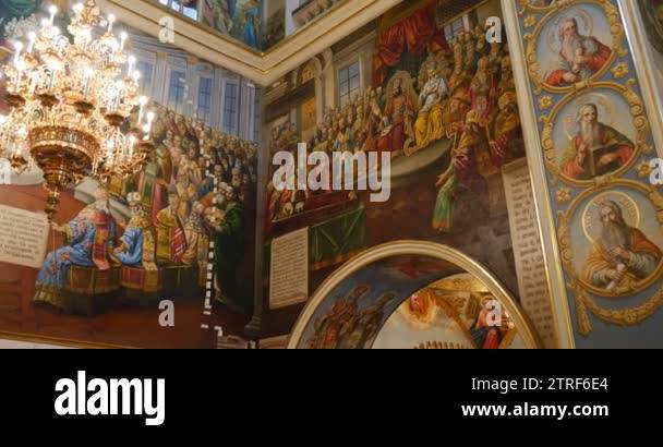 Nice Looking Columns and Arcs With a Lot of Images of Saints in the ...