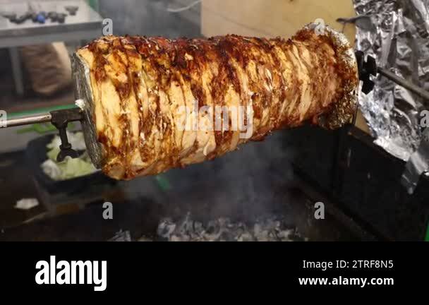 Traditional arabian shawarma chicken Stock Videos & Footage - HD and 4K ...
