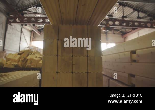 Wood Factory general plan: the production of laminated veneer lumber ...