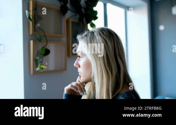 Blonde woman outside thoughtful Stock Videos & Footage - HD and 4K ...