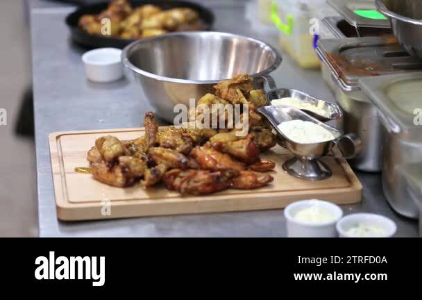 Assorted chicken wings Stock Videos & Footage - HD and 4K Video Clips ...