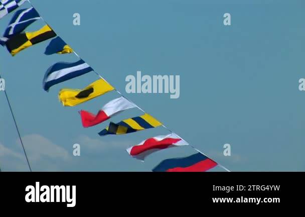 Signal flags Stock Videos & Footage - HD and 4K Video Clips - Alamy
