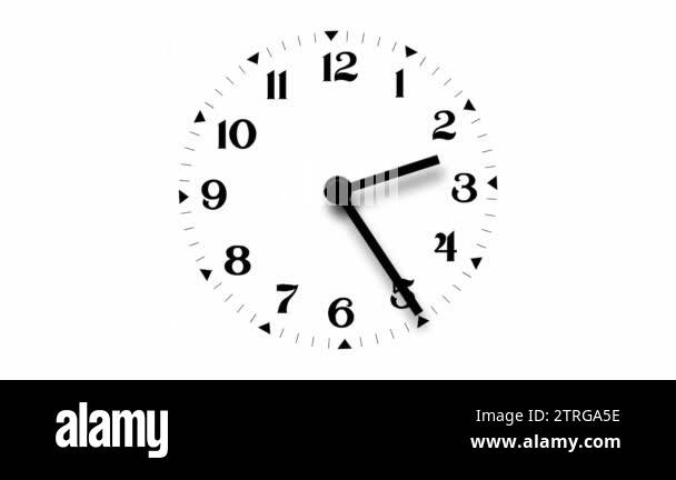 Clock Time Lapse. The arrows change the angle of the shadow and the ...