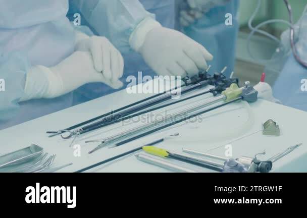 Laparoscopic surgery of the abdomen Stock Video Footage - Alamy