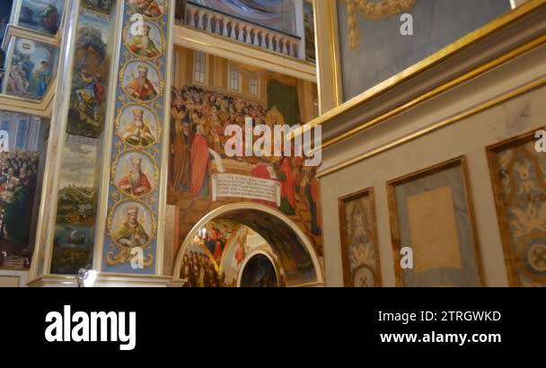 Nice Looking Columns and Arcs With a Lot of Images of Saints in the ...