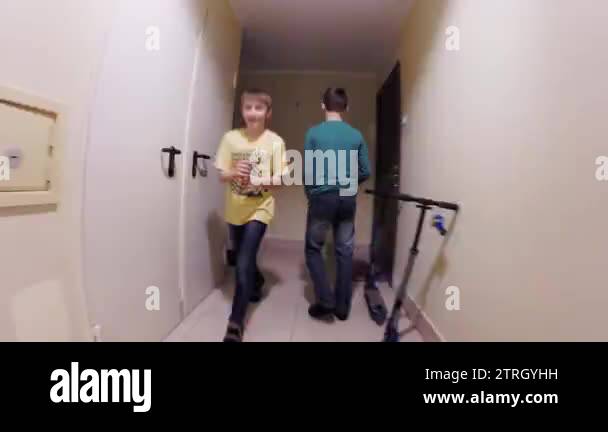 Group of children playing indoor hall Stock Videos & Footage - HD and ...