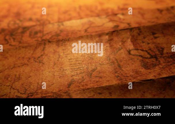 Vintage Old Map Stock Video Footage - Alamy