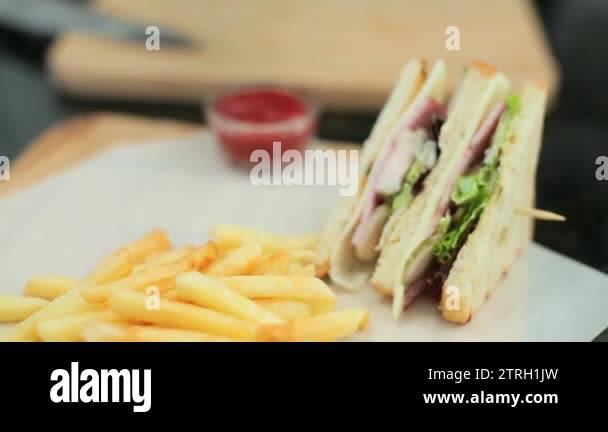 Classic burger sandwiches Stock Videos & Footage - HD and 4K Video ...