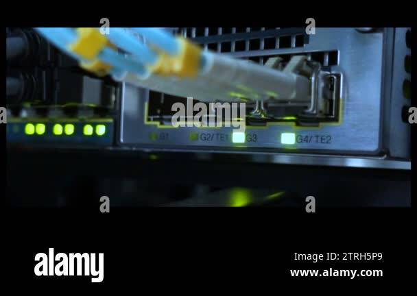 Fiber Optical connector interface. Rack Mounted Servers In A Server ...