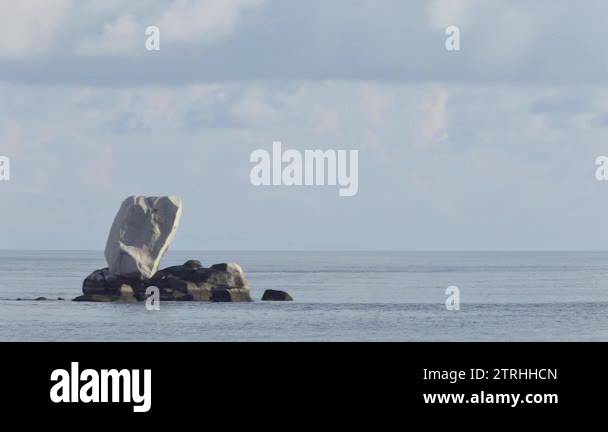 Rocks sticking out of ocean Stock Videos & Footage - HD and 4K Video ...