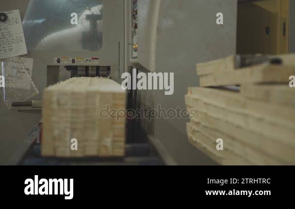 Wood Factory general plan: the production of laminated veneer lumber ...