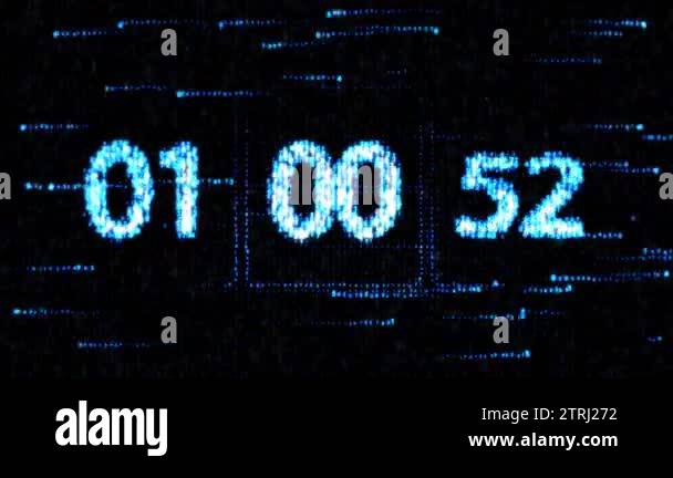 Clocks are set at 01:00 starting a new countdown. The countdown on the ...