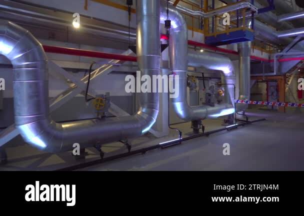 Internal shops of thermal power station Stock Video Footage - Alamy