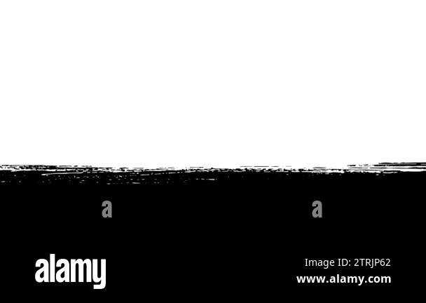 4k Paint Brush Stroke Transition Wipe On And Off/ Animation of a black ...