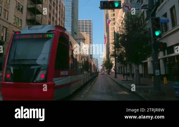 Downtown trolley houston texas electric Stock Videos & Footage - HD and ...