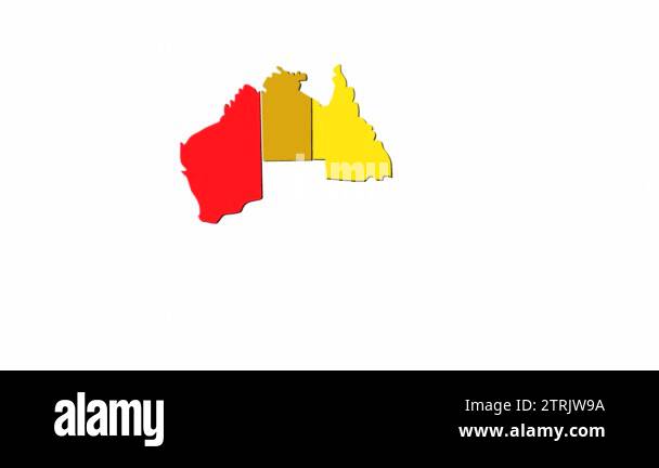 Animated Map of Australia Stock Video Footage - Alamy