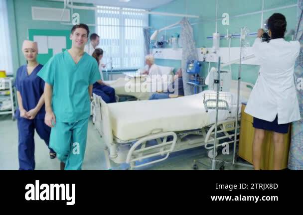 Nurses on ward Stock Videos & Footage - HD and 4K Video Clips - Alamy