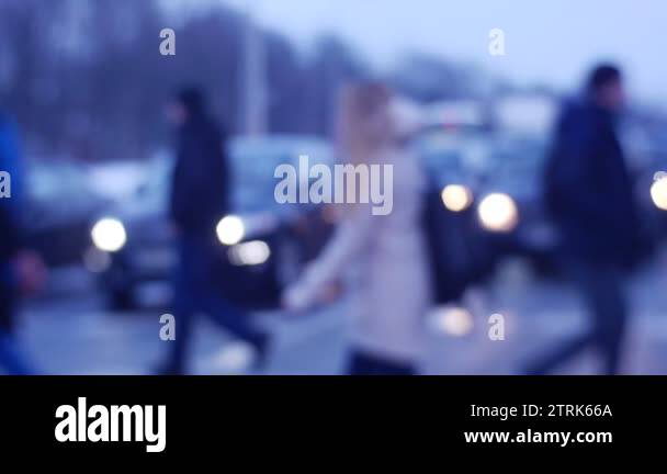 Pedestrian crossing on busy road Stock Videos & Footage - HD and 4K ...