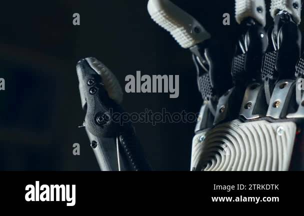 Robotic arm futuristic cyborg arm Stock Videos & Footage - HD and 4K ...