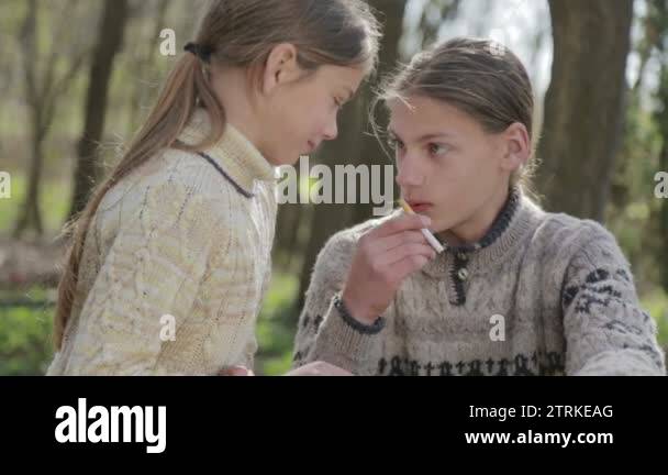 The older brother tells the lesser about smoking. A teenager teaches a ...