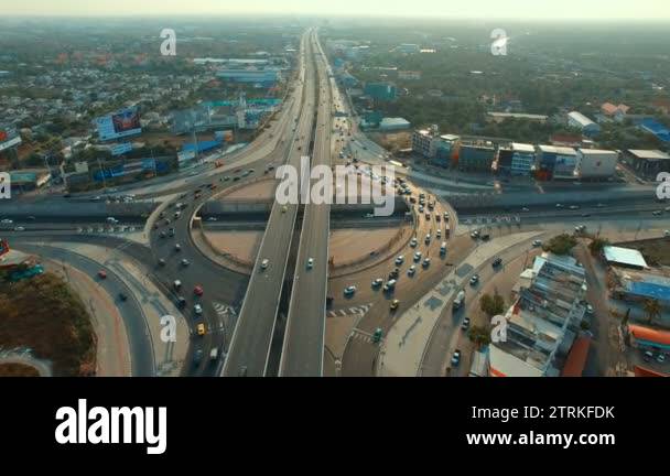 Roundabout road junction Stock Videos & Footage - HD and 4K Video Clips ...
