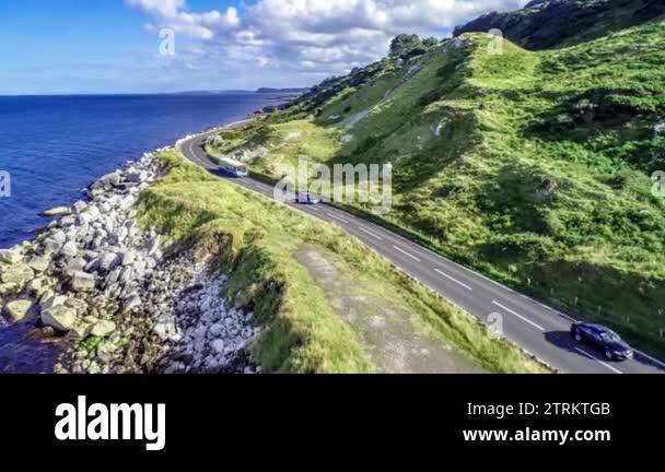 Causeway coastal route car Stock Videos & Footage - HD and 4K Video ...