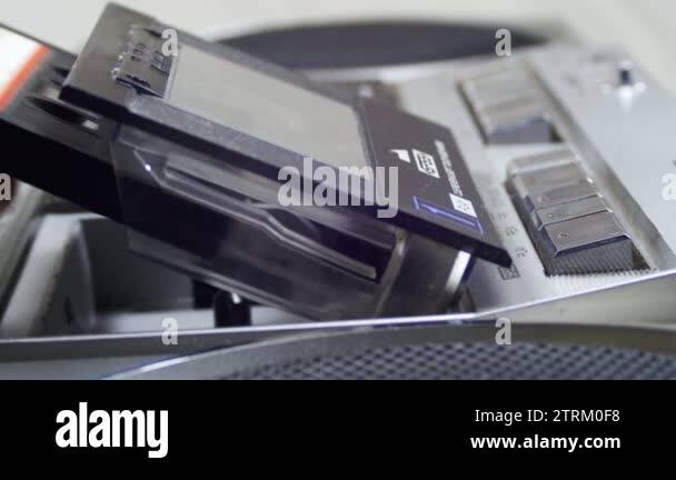 Opening the Cassette Deck, Inserting a Cassette and Playing a Tape ...