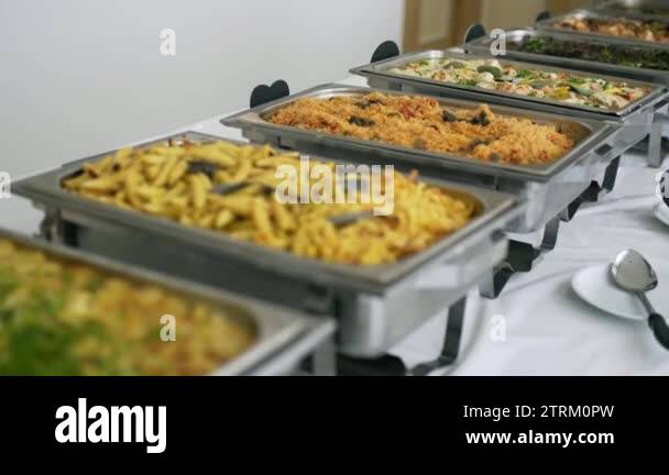Restaurant food catering buffet Stock Videos & Footage - HD and 4K ...