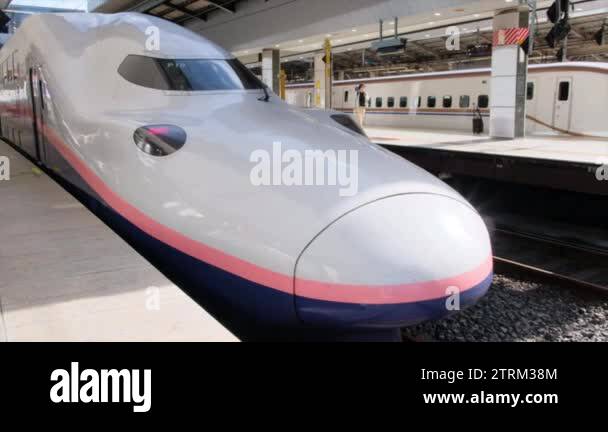 Shinkansen Bullet Train in Japan. The Shinkansen is a network of high ...