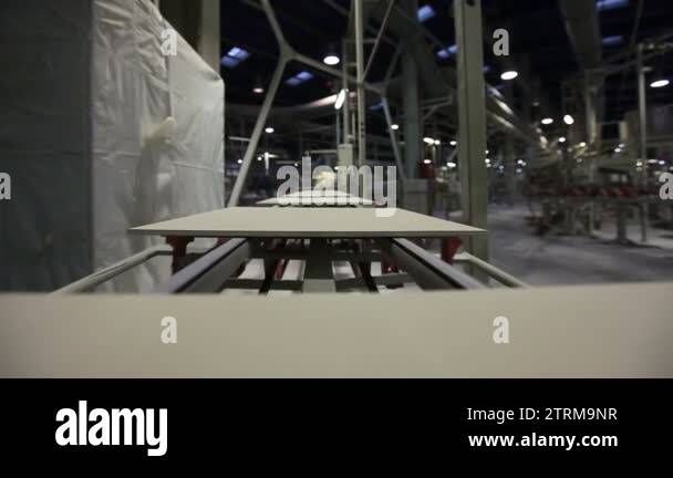 Production of ceramic tile, conveyor, factory with a full cycle of tile ...