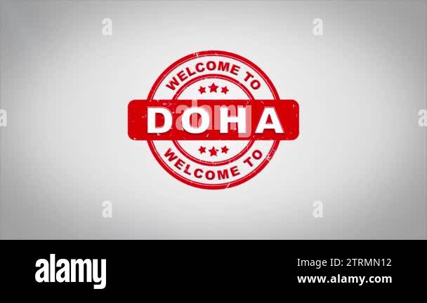Doha stamp Stock Videos & Footage - HD and 4K Video Clips - Alamy