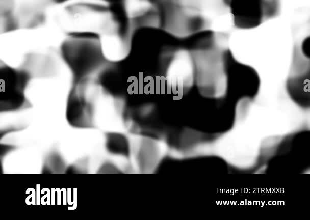 abstract black and white loopable blob animation Stock Video Footage ...