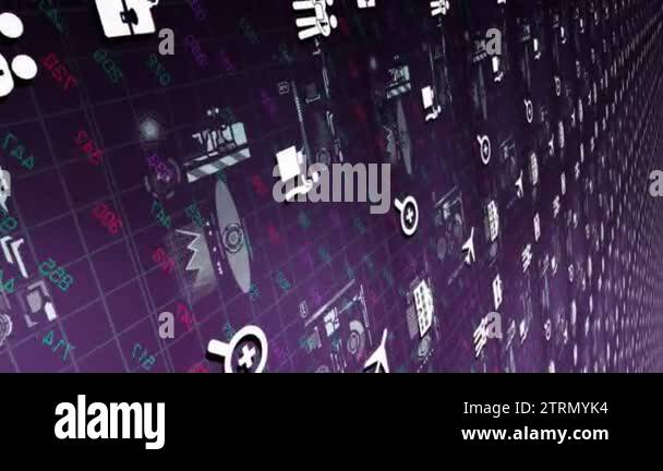 Office grid information digital technology Stock Videos & Footage - HD ...