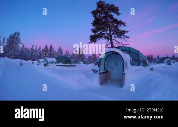 Igloo village kakslauttanen Stock Videos & Footage - HD and 4K Video ...