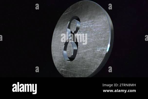 Countdown 10 To 0 - Ten To Zero Metal 3D Number Animation Stars In ...