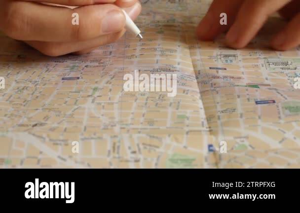 Marks on a map Stock Videos & Footage - HD and 4K Video Clips - Alamy