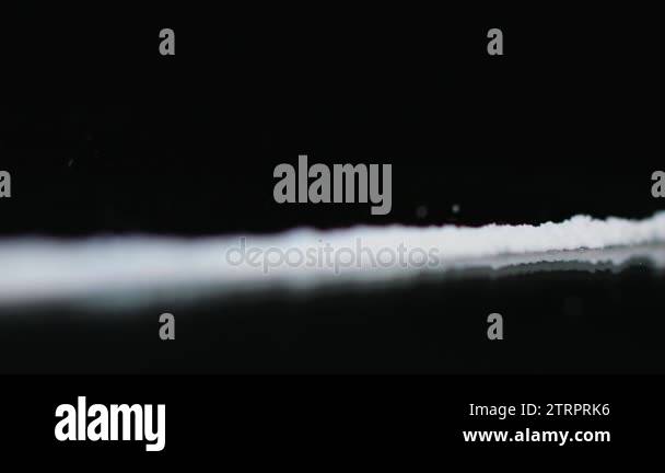 Rolled Banknote Snorting a Line of Cocaine Powder Stock Video Footage ...